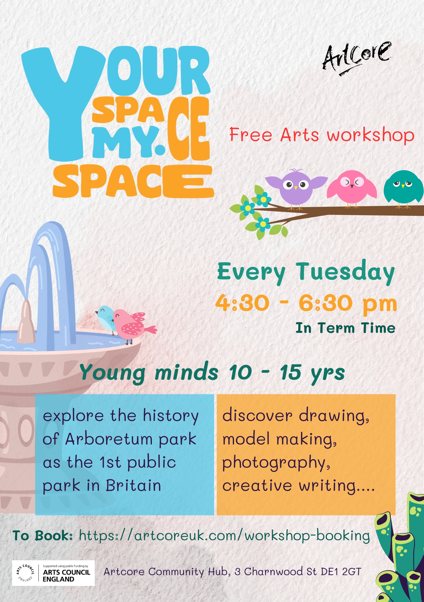 Banks Mill Studios – Community Hub Workshops with Maria Terry